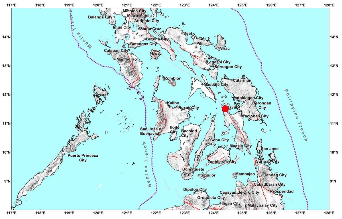 4.9-magnitude na lindol, yumanig sa Leyte-Balita