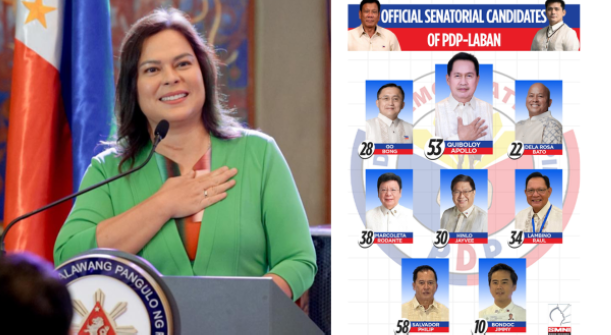 VP Sara, inendorso senatorial slate ng PDP-Laban-Balita