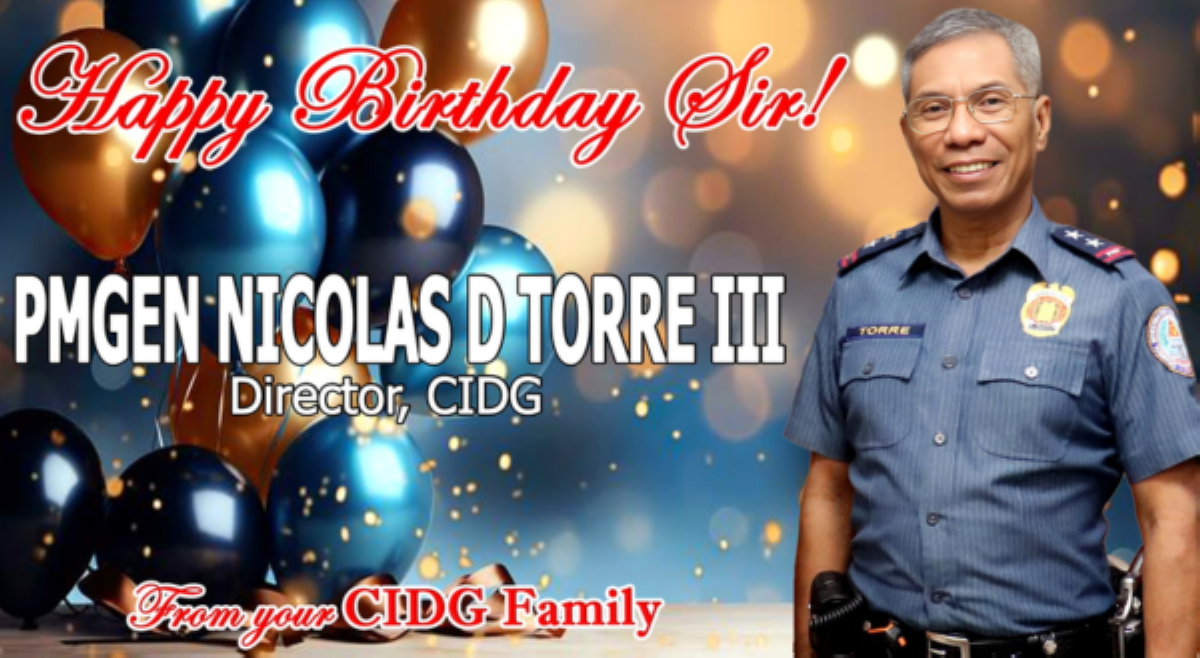 Birthday greetings ng CIDG kay PMGEN Torre, dinogshow ng netizens-Balita