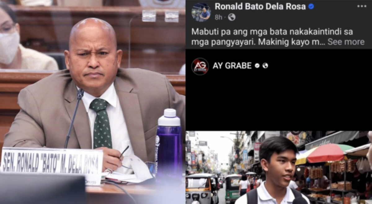 Sen. Bato, ‘kumagat sa AI video’ ng mga estudyanteng ayaw sa ...