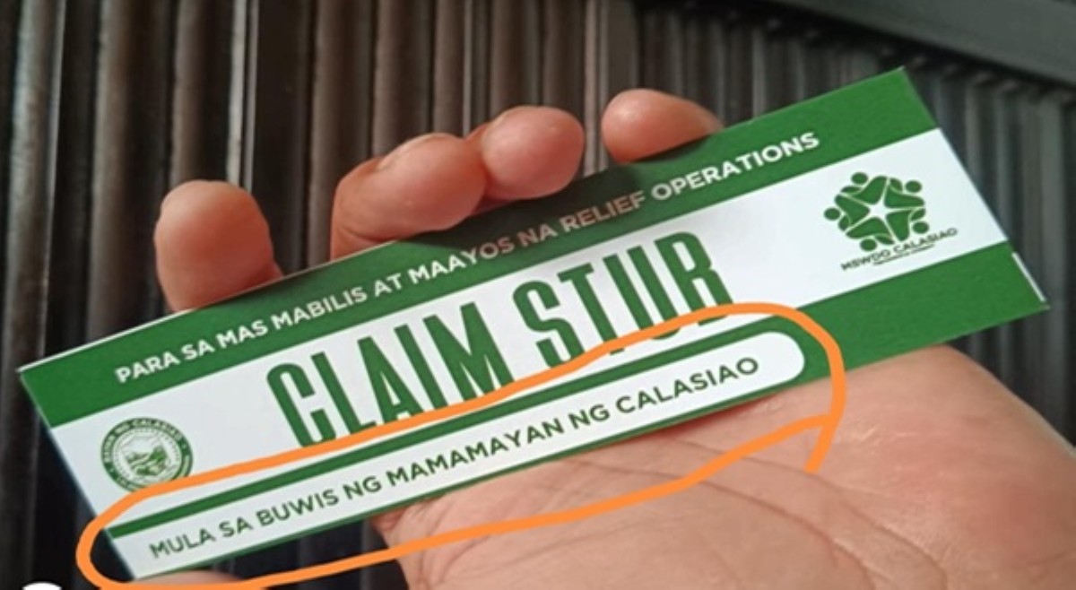 'Ganiyan dapat!' Claim stub ng relief operations sa Calasiao, aprub sa ...