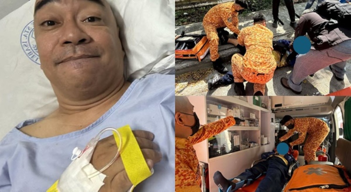 Wally Bayola, sumemplang sa motorsiklo; may kaunting sugat, bukol!-Balita
