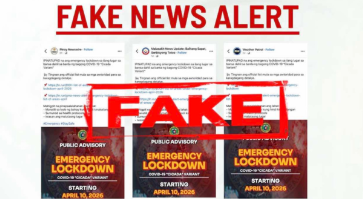 'Fake News Alert!' Kumakalat na ulat ng emergency lockdown, itinanggi ...