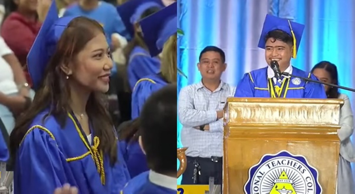 Grade 12 graduate, umamin sa crush niya sa mismong graduation ceremony ...