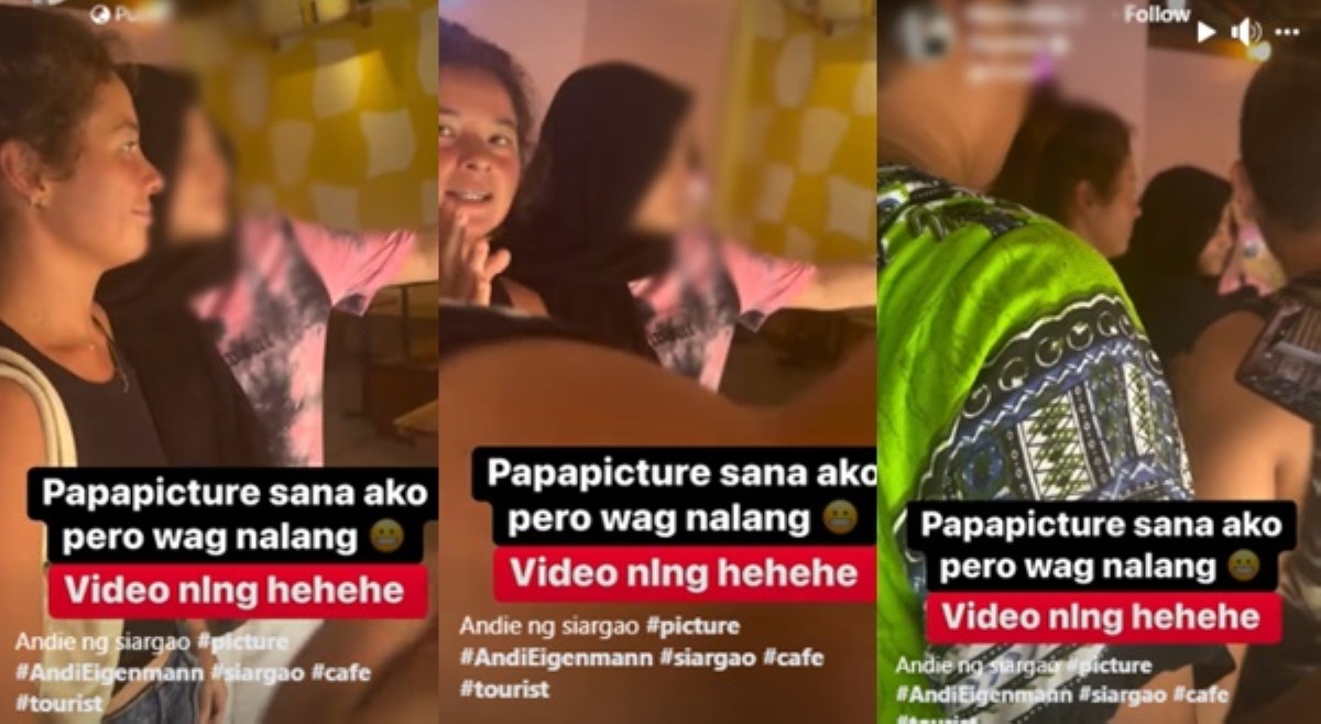 Pagsaway ni Andi Eigenmann sa lalaking sumingit para maki-selfie, umani ng reaksiyon-Balita