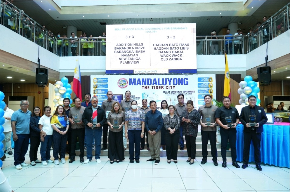 11 barangay sa Mandaluyong, ginawaran ng Seal of Good Local Governance ...
