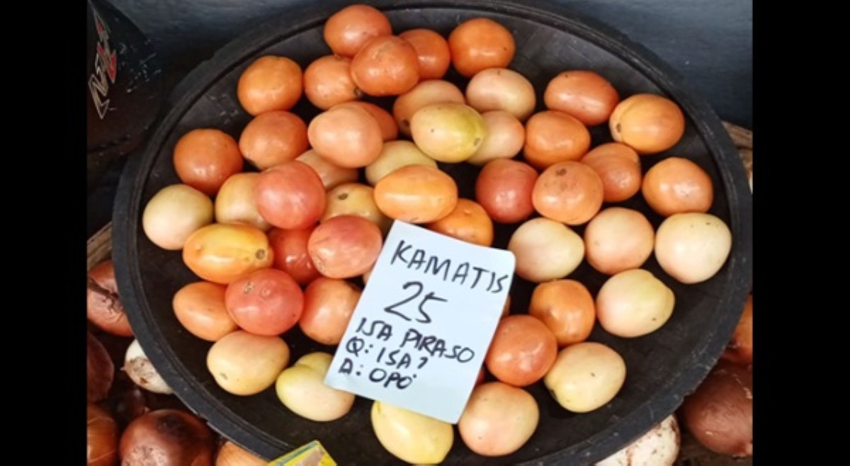 'Advanced mag-isip' na tag price sa ₱25 kada piraso ng kamatis, usap ...